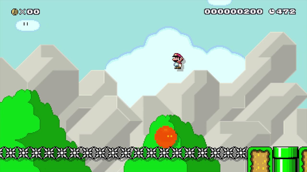 Super Mario Maker - Clearing Kaizo inviso - God Mode...CAN YOU DO IT ...