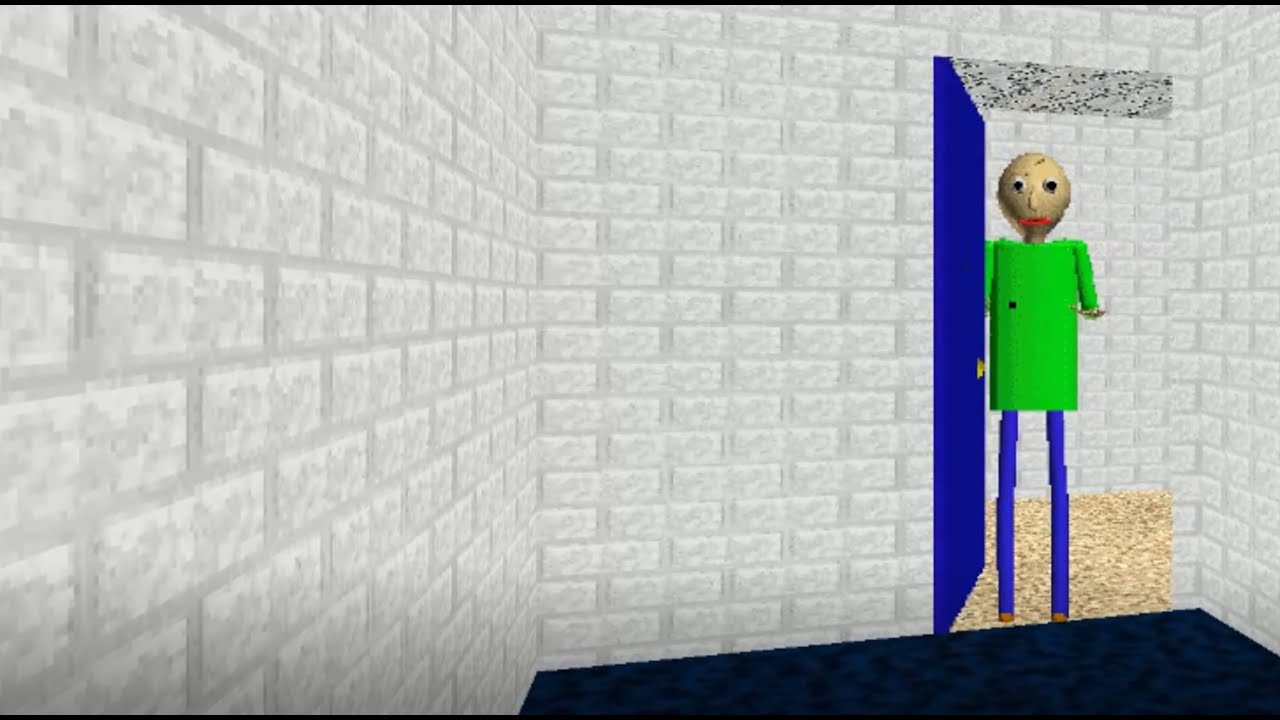 THE HORROR GAME THAT MADE ME JUMP!!! (Baldi's Basics) - YouTube