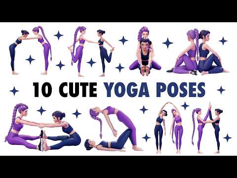 10 Partner Yoga Poses for Kids with Rumi and Zoey🤸‍♂️ | Yoga for kids | Balance & Health