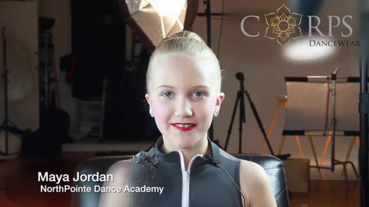 Corps Dancewear Interview with Dancer Maya Jordan - YouTube