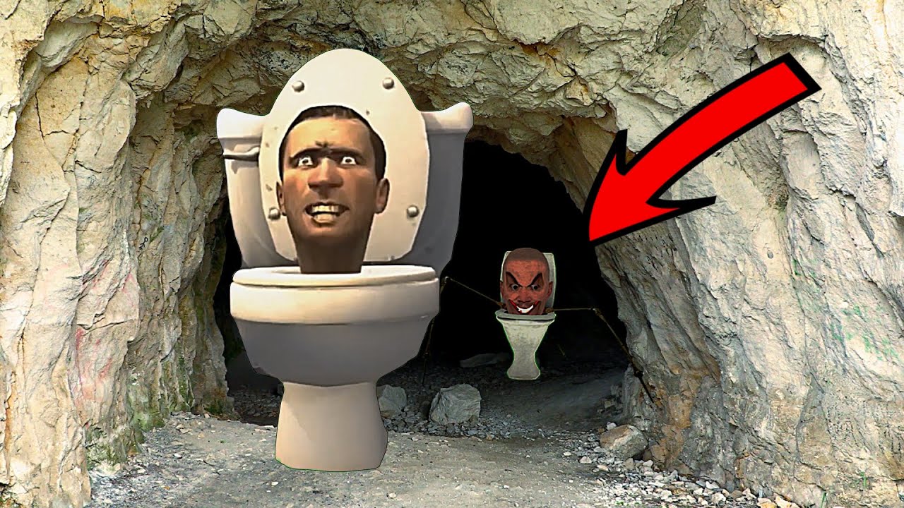 Skibidi toilet in a real cave - YouTube