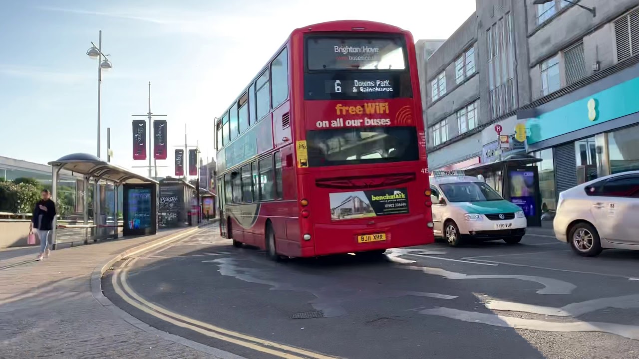Brighton & Hove Bus Route 6 Arriving Into Churchill Square Brighton ...
