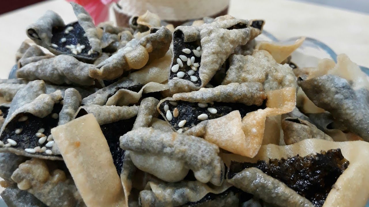 Crispy Nori Snacks / How to make / Seaweed chips - YouTube