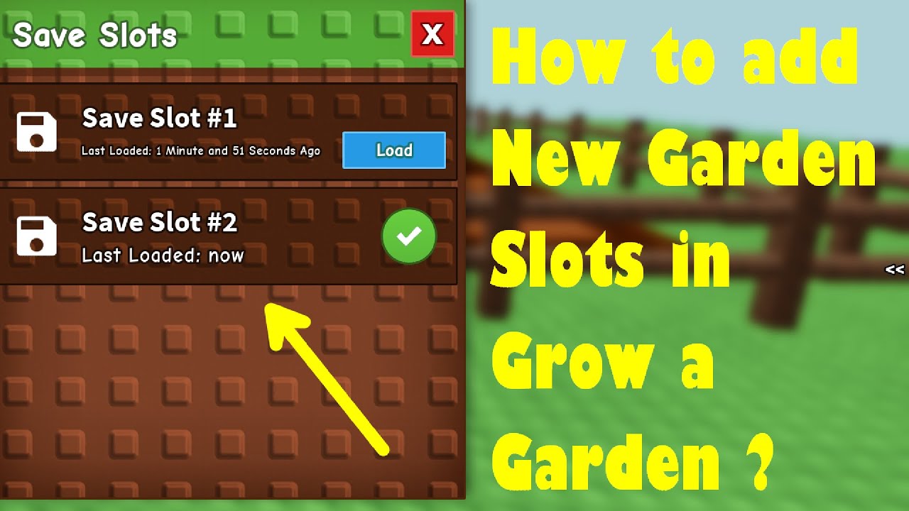 How to get Another 'Garden Slot' in Grow a garden! Roblox - YouTube