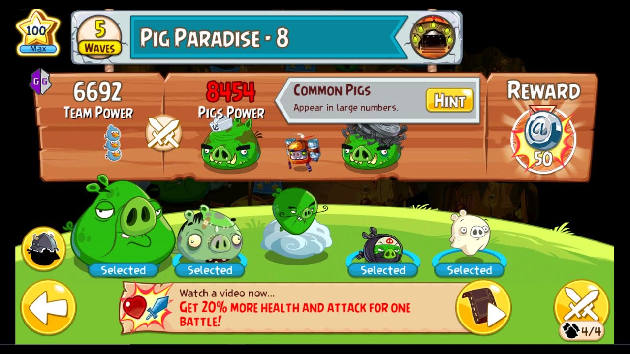 Angry birds epic playing as PIGS script 2 + (LINK) - YouTube