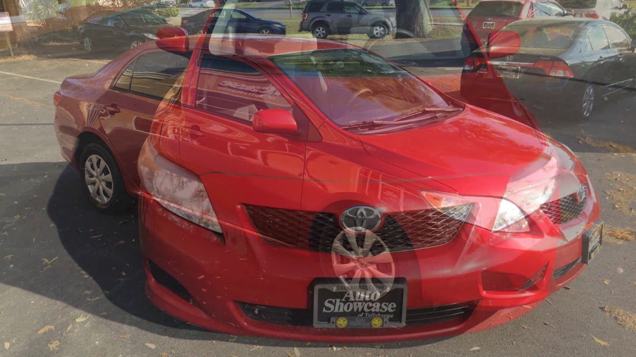 2009 Toyota Corolla LE Red Nice! - YouTube