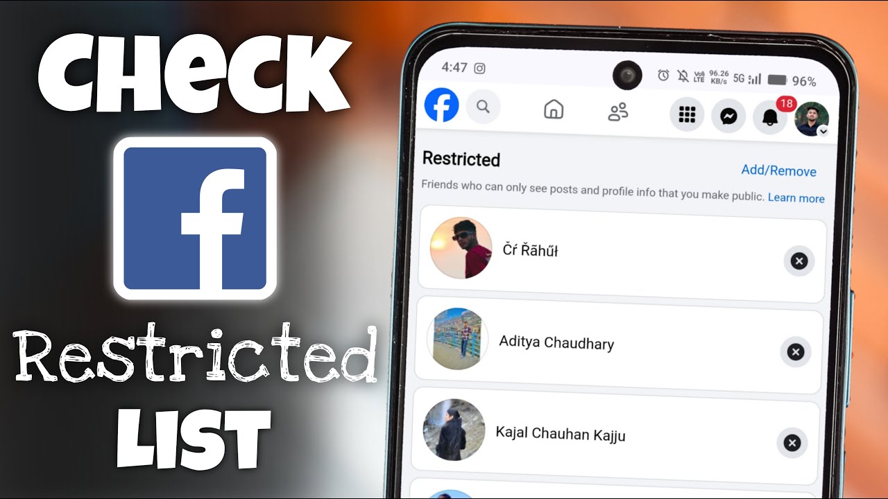 How to Check Restricted List on Facebook - YouTube