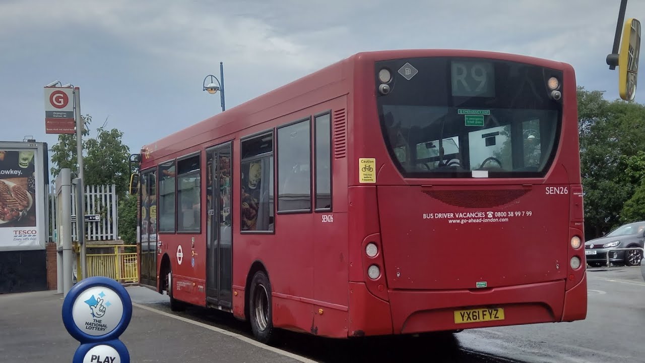 Full Journey on London bus Route R9 Orpington Circular (YX61FYZ)(SEN26 ...