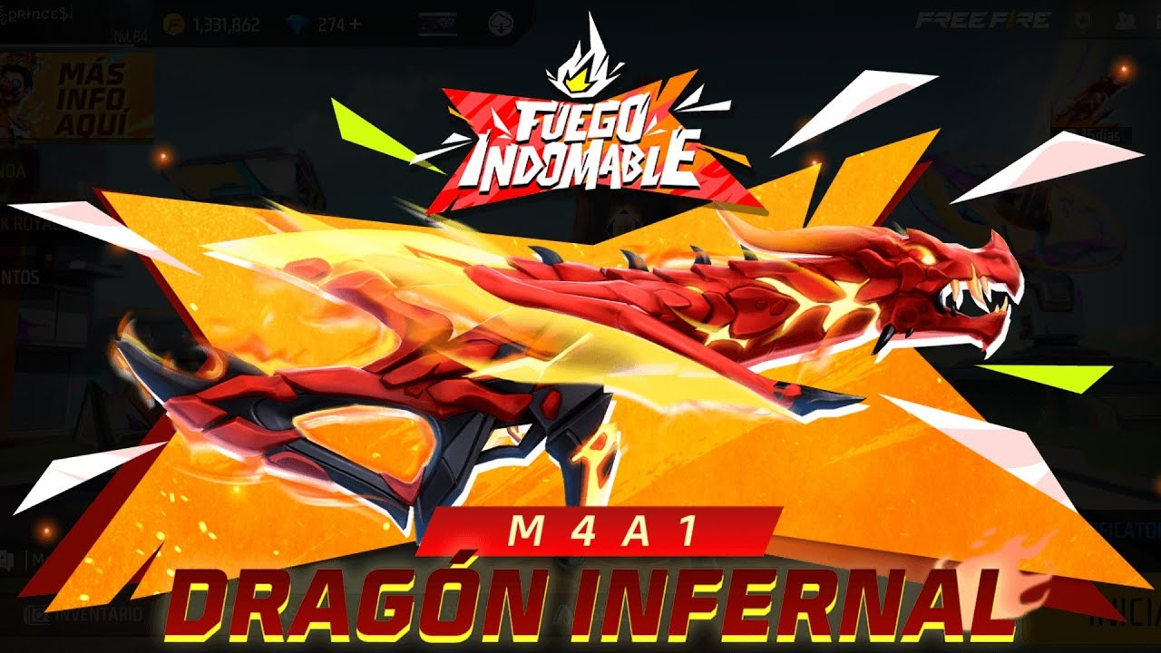 🚨 COMO SACAR LA M4A1-DRAGON INFERNAL EVOLUTIVA EN RULETA MAGICA EN FREE ...