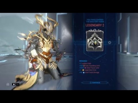 Warframe Legendary Rank 2 test - YouTube