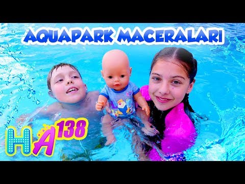 Eğlenceli video. Hayal Ailesi ile aquapark maceraları! Eğlenceli video