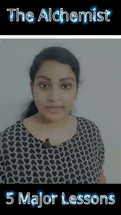 Five Lessons from the book 'The Alchemist' #shorts #youtubepartner # ...