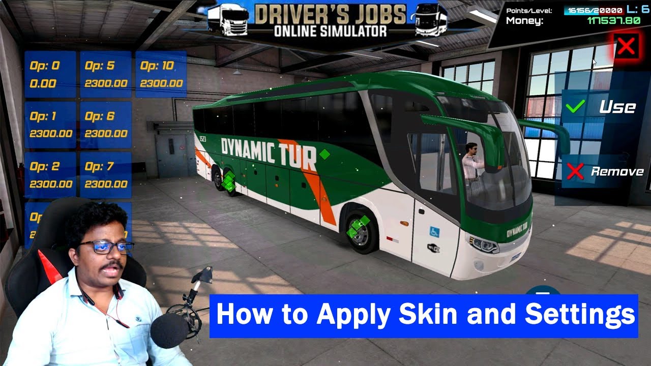How to Apply Bus Skins and Settings in Drivers Jobs Online Simulator in ...