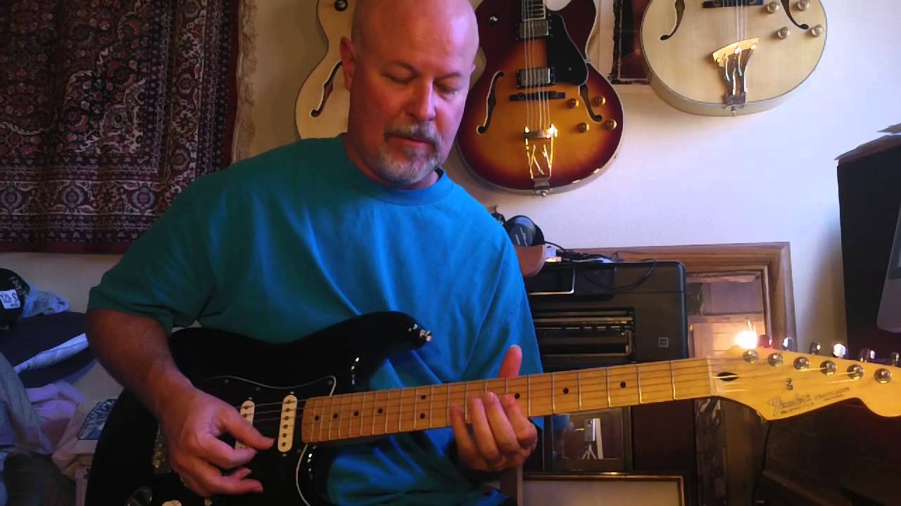 Lead guitar on Fender Strat lesson with Steve Zook using phrasing to ...
