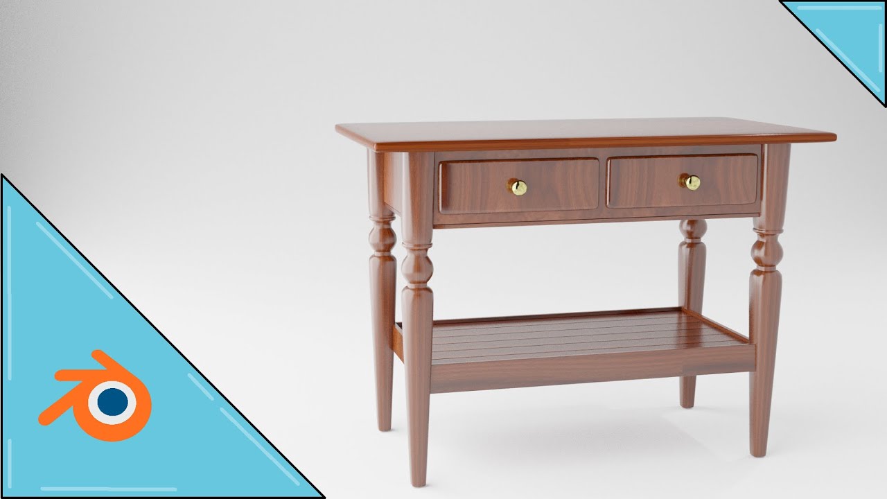 Blender 3D Tutorial- How to make a realistic table - YouTube