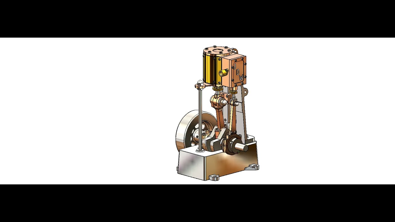 A MODEL OF A VERTICAL STEAM ENGINE REVERSABLE CALLED "MONARCH" 2 - YouTube