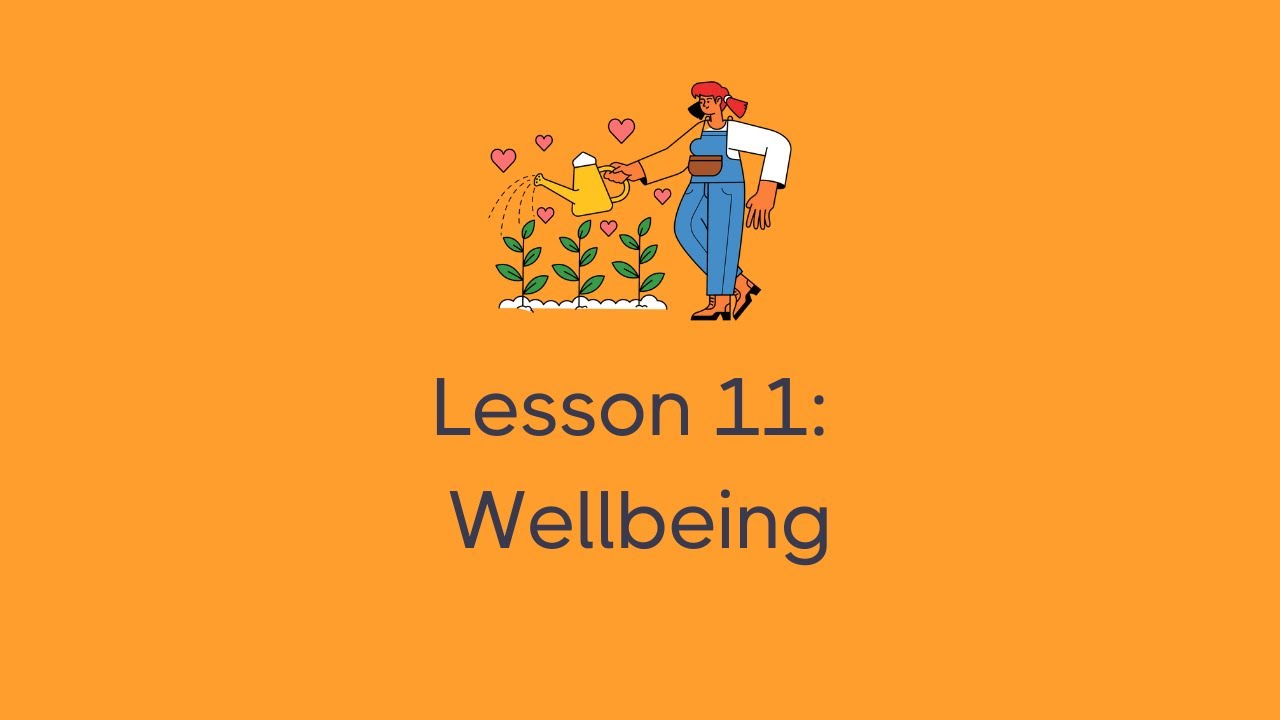 Lesson 11 - Wellbeing & mindset - YouTube