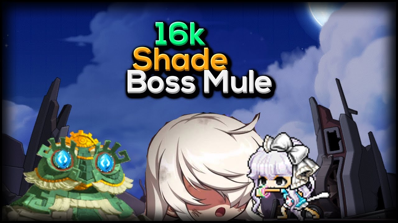 [Maplestory Reboot] 16k Shade Boss Mule | Mid Nodes | ~1.3b Mesos in ...