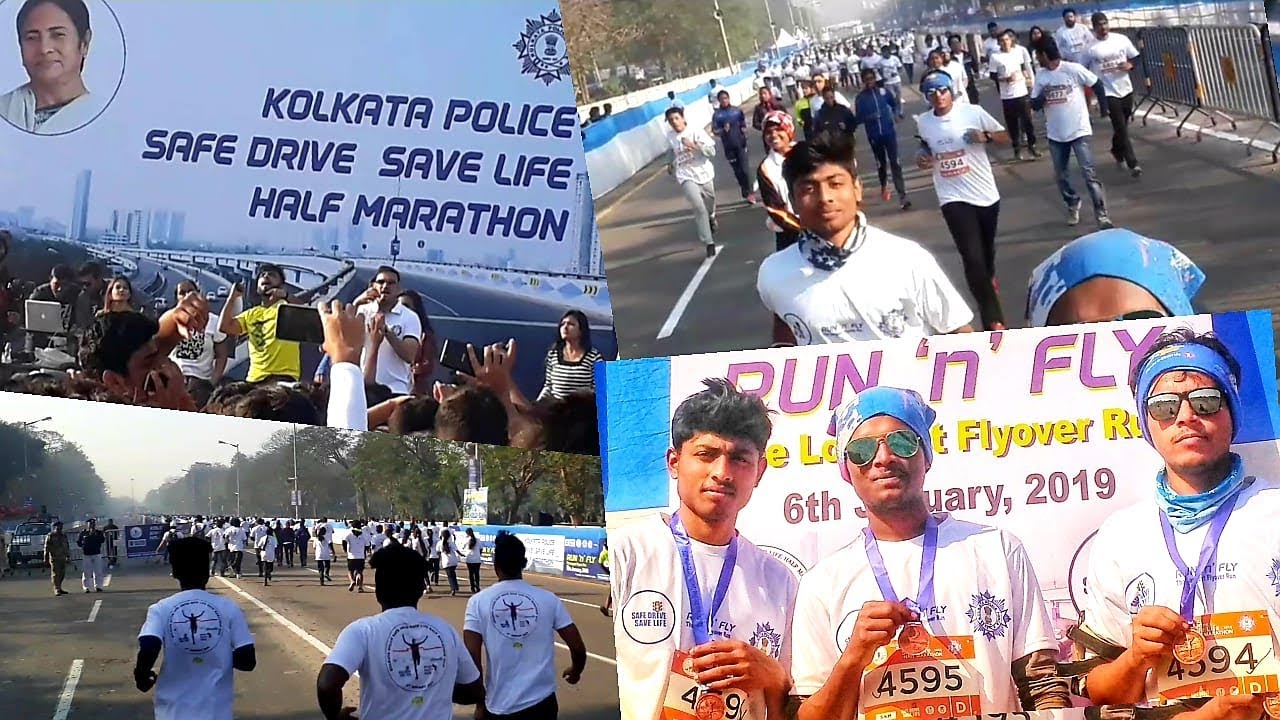 KOLKATA POLICE | HALF MARATHON | RUN | 2019 | SARDAR FITNESS POINT ...