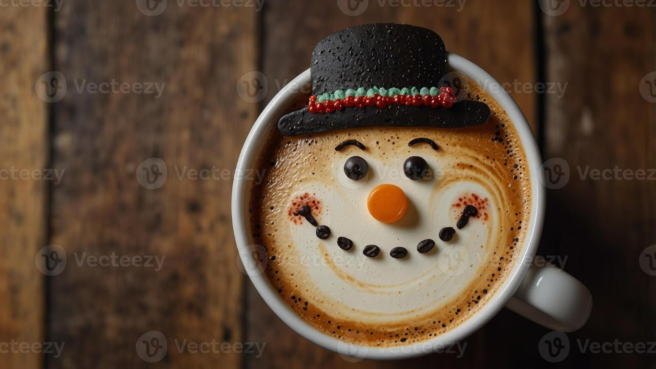 Coffee With Snowman - YouTube