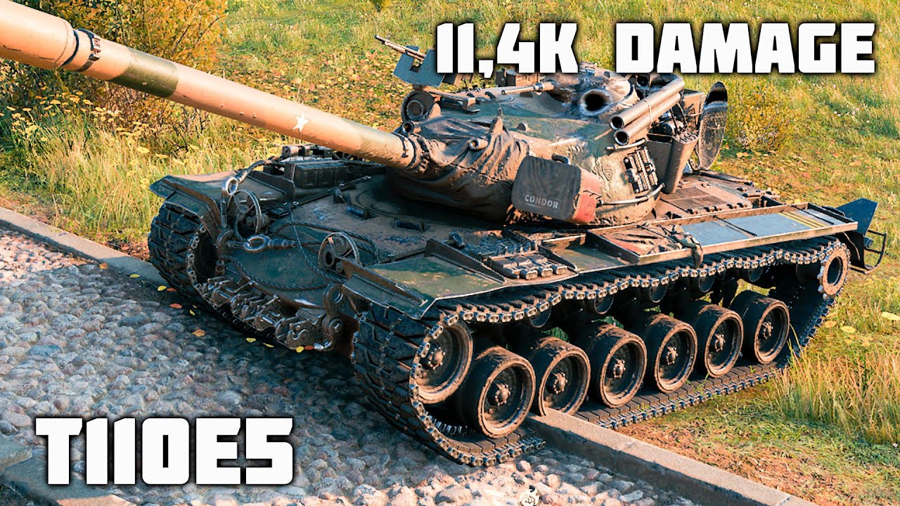 T110E5 WoT – 5Kills, 11,4K Damage - YouTube
