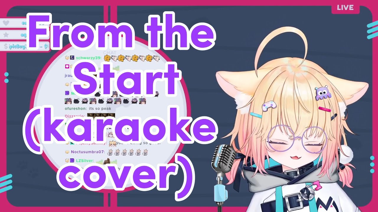 MinikoMew sings From the Start by Laufey (1/3/25) - YouTube
