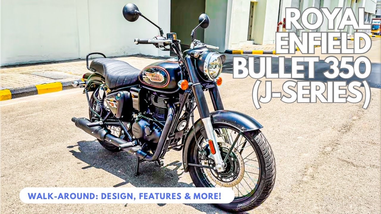 2023 Royal Enfield Bullet 350 J-series - walk-around, exhaust note and ...