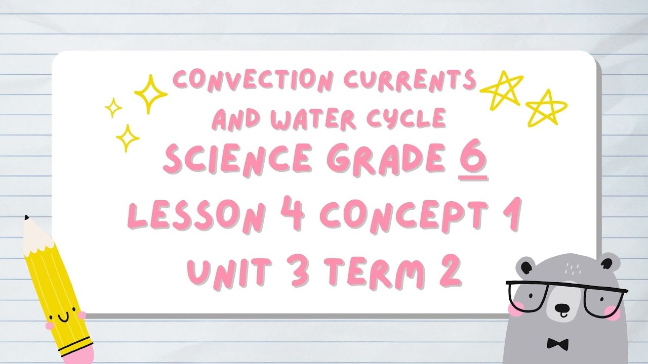 شرح درس (Convection currents and water cycle) - Unit 3 Concept 1 Lesson ...