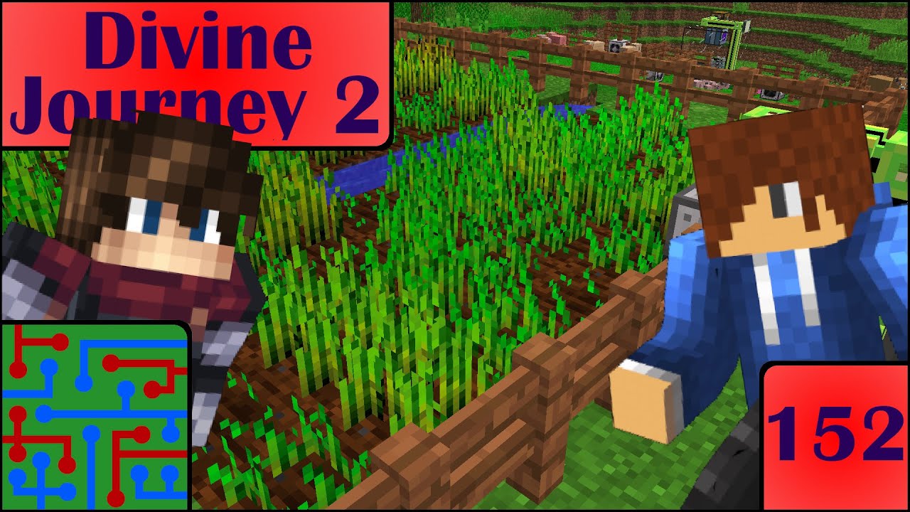 Automating the Farms! | Minecraft: Divine Journey 2 | Episode 152 - YouTube