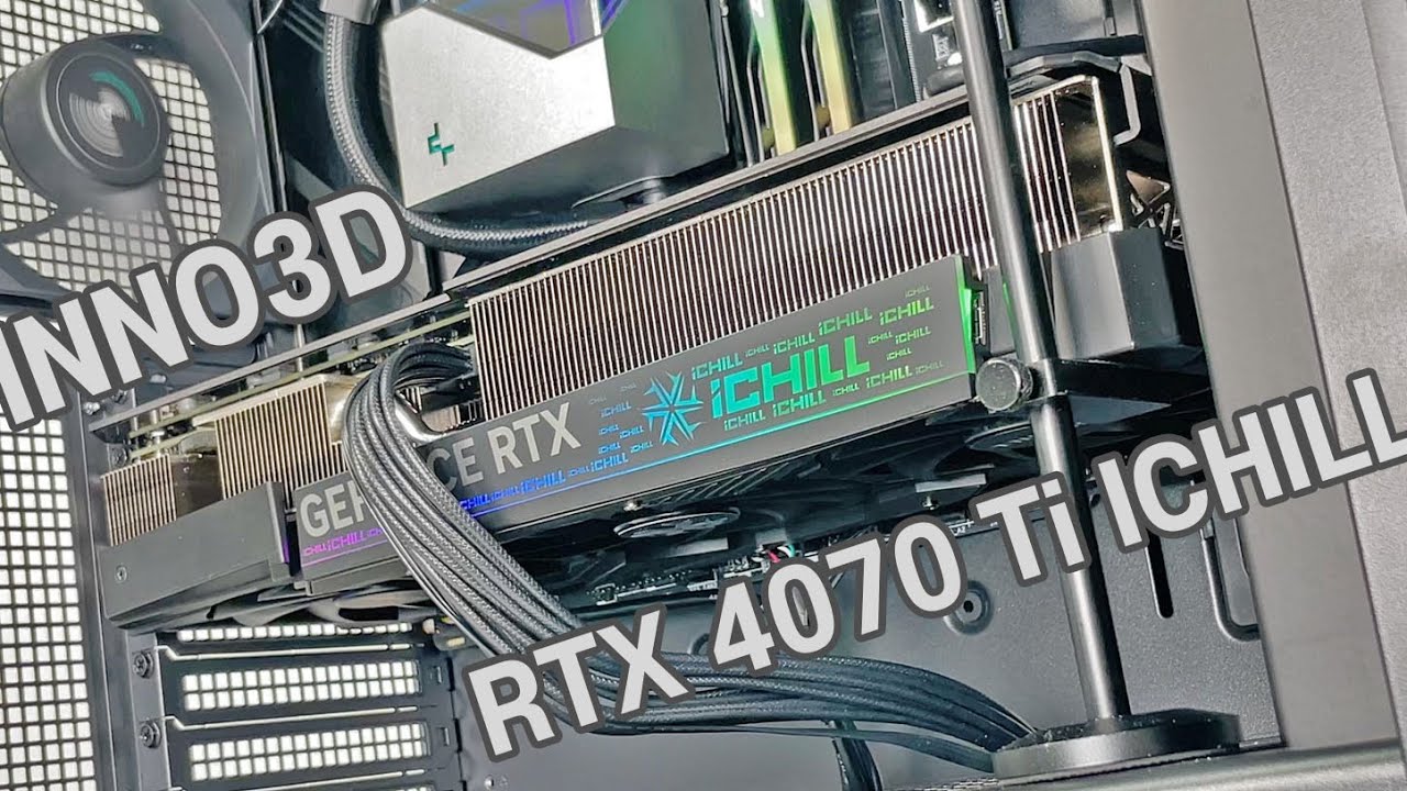 게이밍은 이조합이지! INNO3D GeForce RTX 4070 Ti iCHILL X3 - YouTube