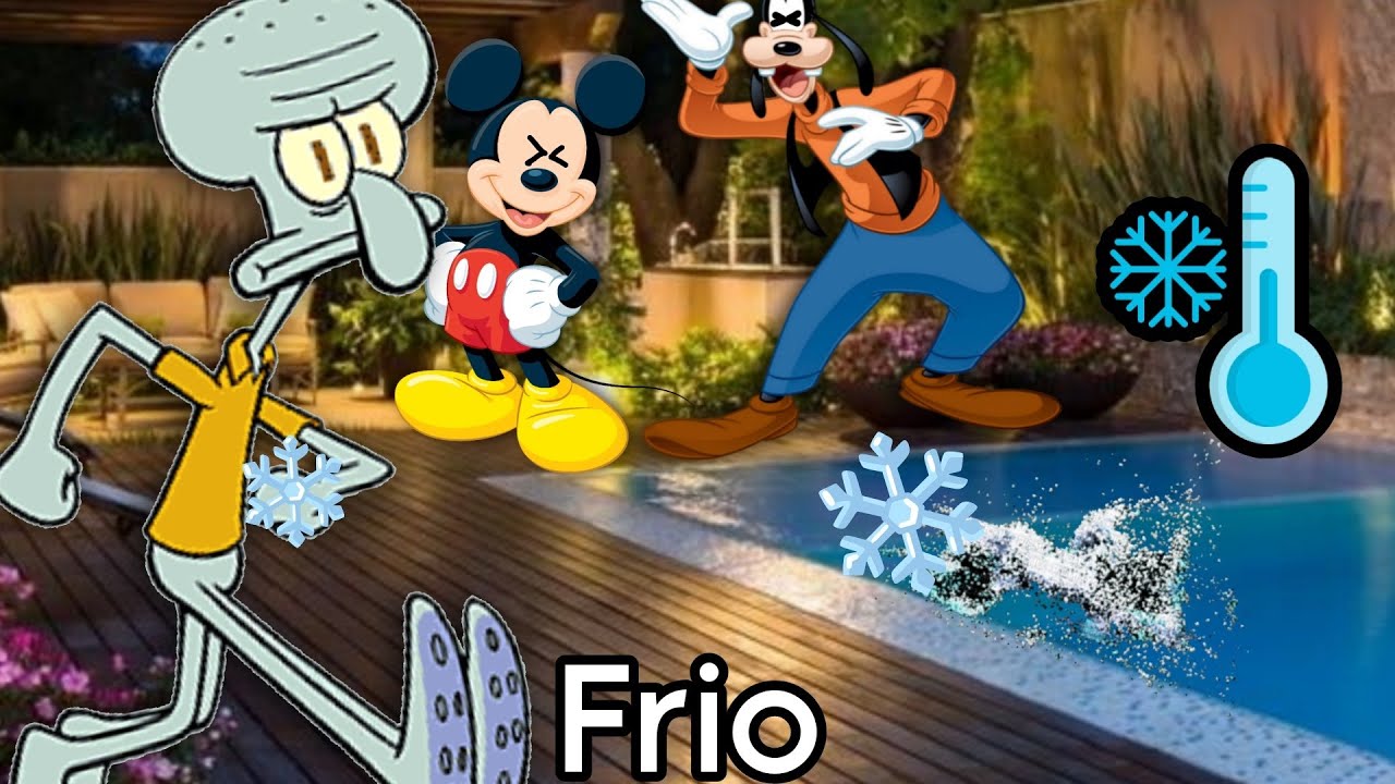 Cuando Calamardo entra a la alberca 🤣🤣 ️ - YouTube