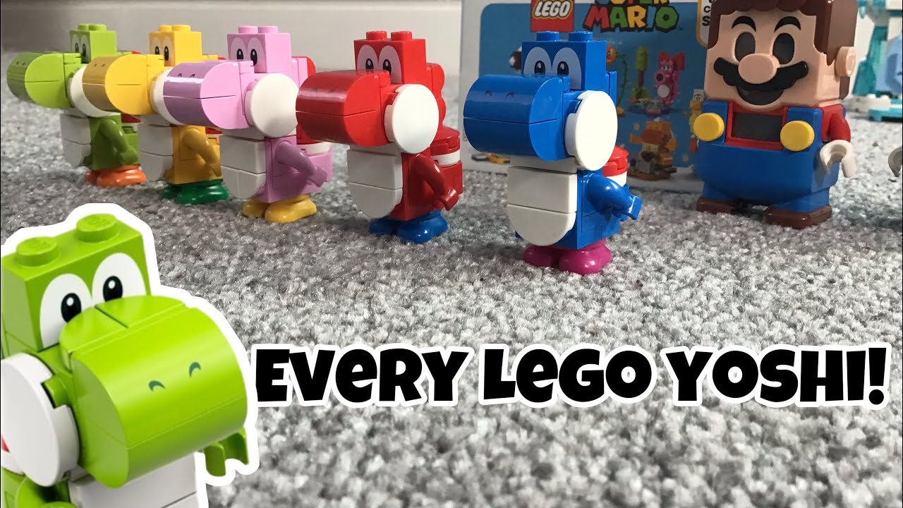 Every LEGO yoshi minifigure - YouTube