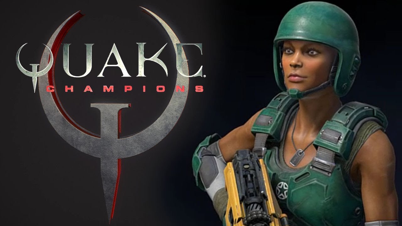 QUAKE Champions Athena Match Gameplay (No Commentary) - YouTube