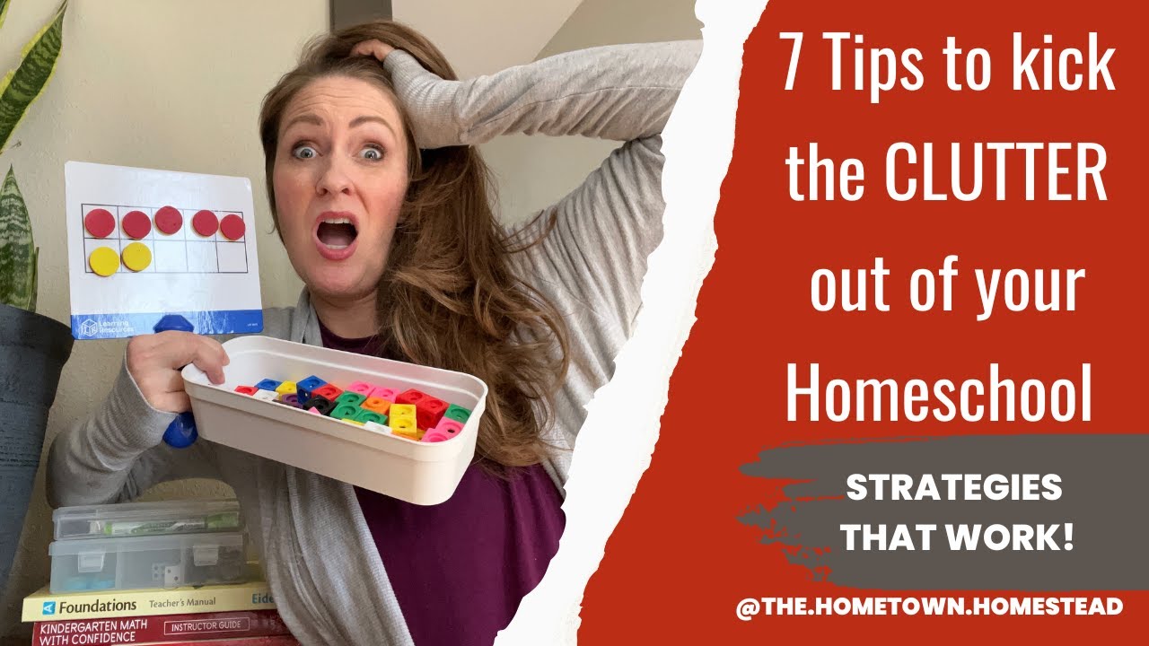 Minimize the Homeschool Clutter in 7 Easy Steps! - YouTube