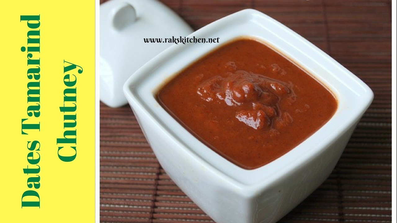 Dates tamarind Sweet chutney for chaats - YouTube