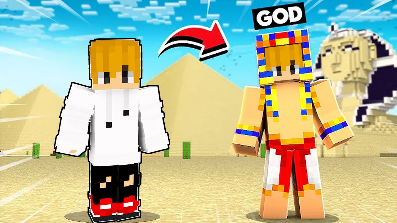Minecraft, But I Can Become Egyptian GOD ( Tagalog ) - YouTube