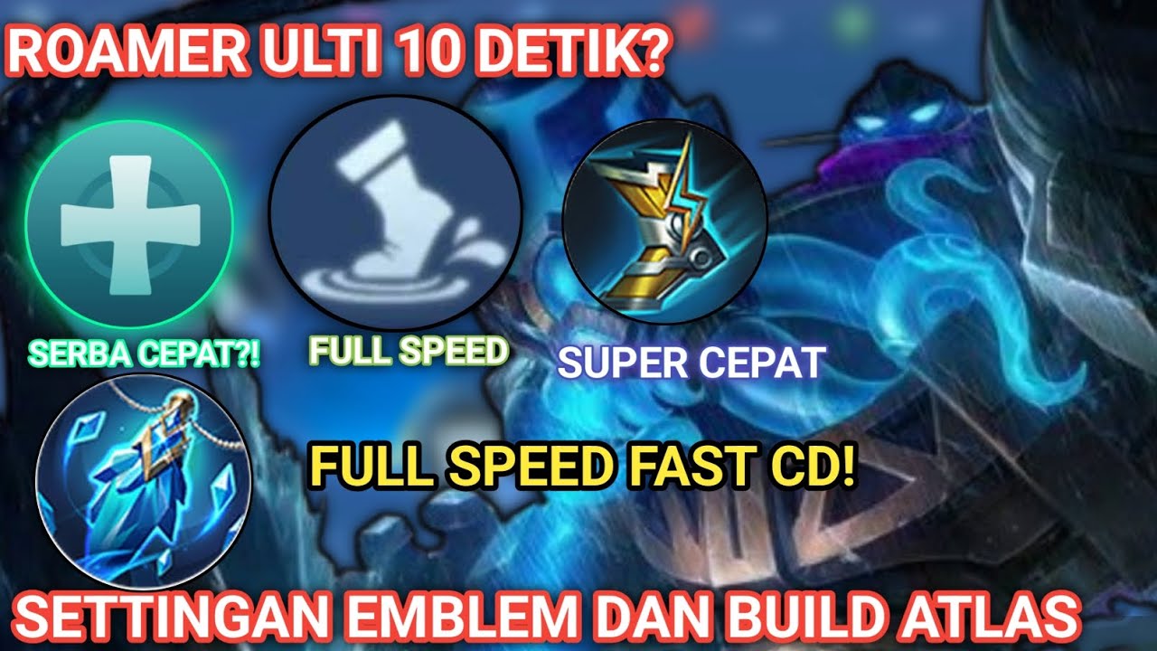 TUKANG BANTING! SETTING EMBLEM DAN BUILD ATLAS TERSAKIT DAN TERKUAT ...