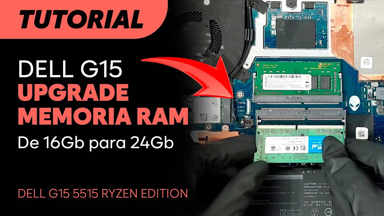 Upgrade Memória RAM no Dell G15 - YouTube