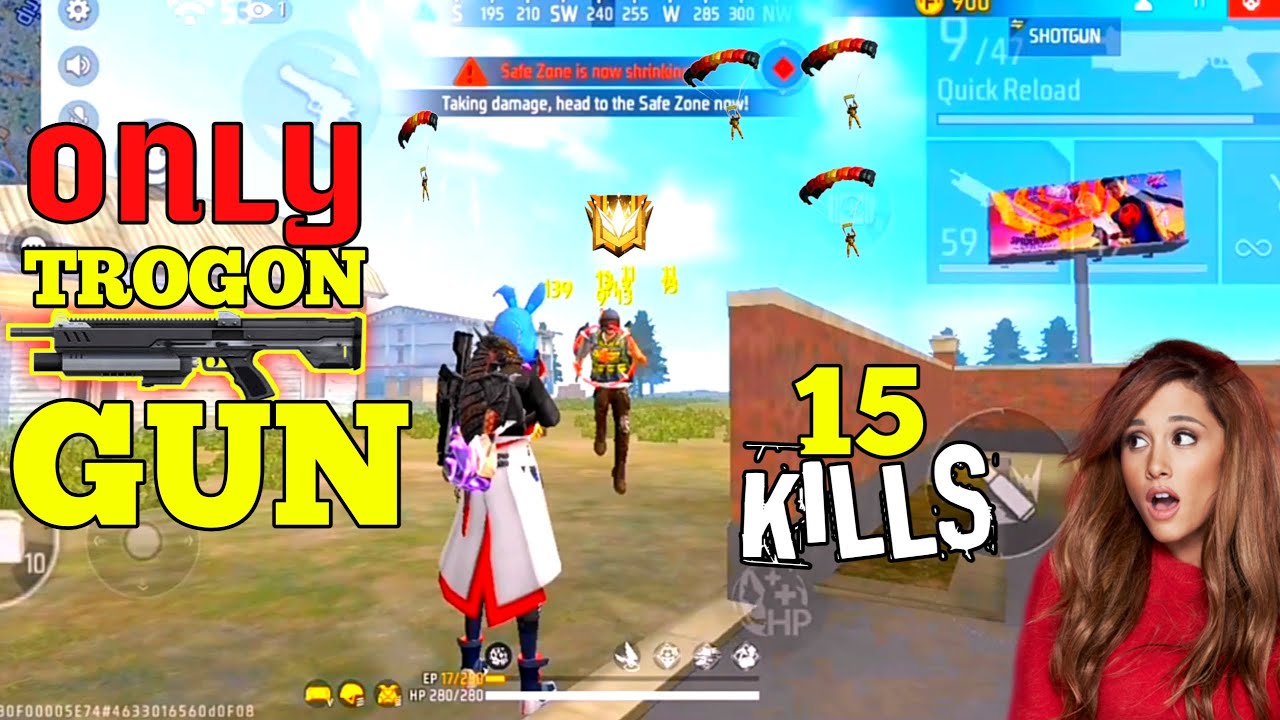 TROGON GUN দিয়ে তৈরি করলাম WORLD RECORD | SOLO VS SQUAD | BR RANK FULL ...