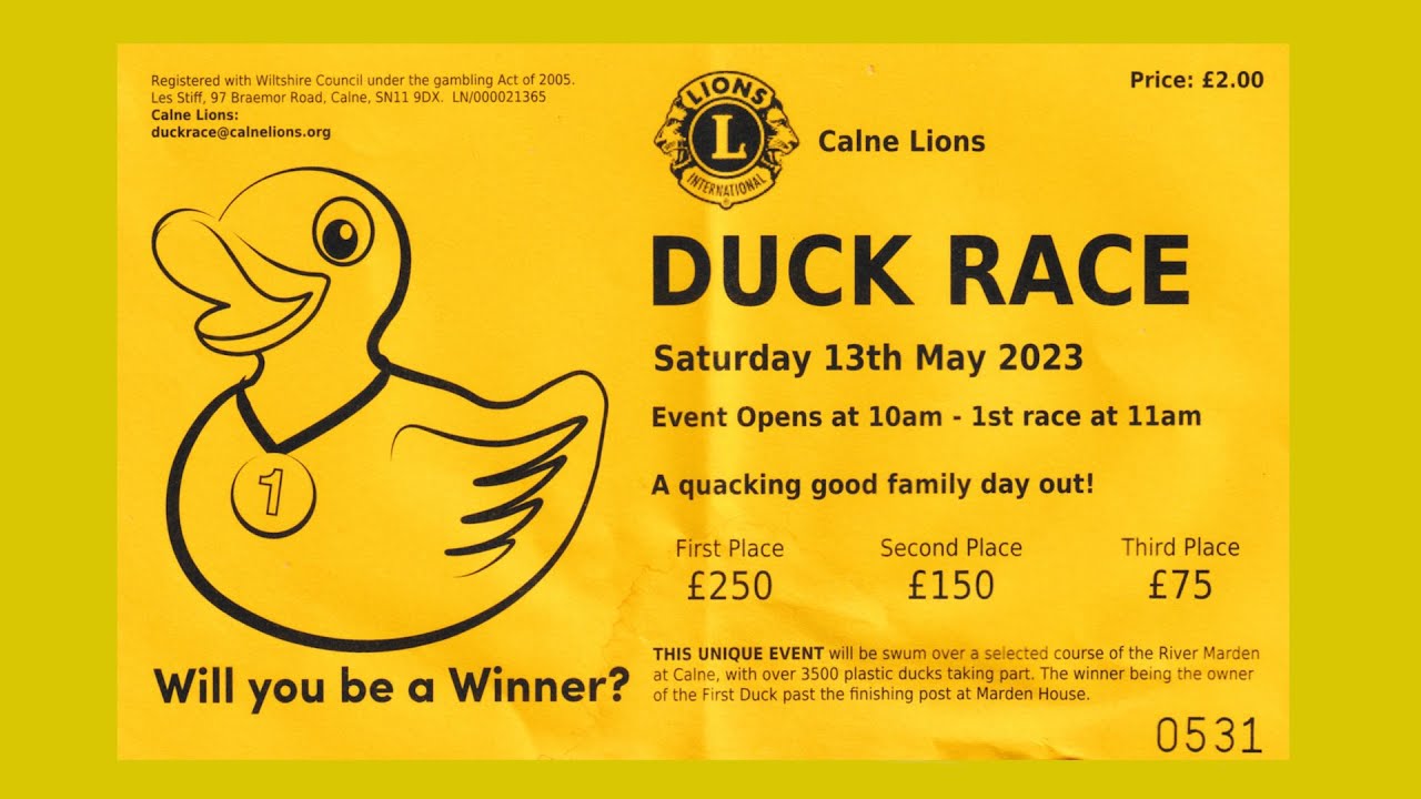 CALNE DUCK RACE 2023 - YouTube