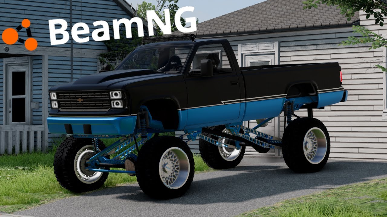 Baby Sema Truck on 35s | BeamNG - YouTube