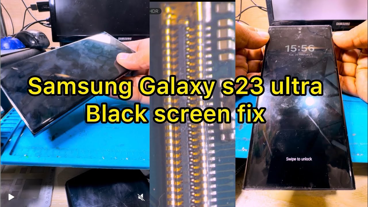 Samsung Galaxy s23 ultra black screen | how to Samsung Galaxy s23 ultra ...