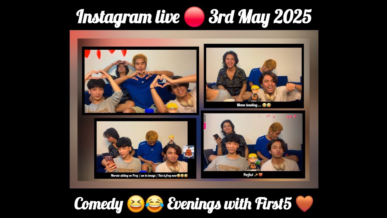 First5: Insta Live | New Song Spoiler ( 3rd May 2025 ) 🎥 🤎🤎 #first5 # ...