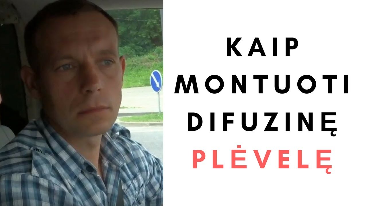 KAIP MONTUOTI DIFUZINĘ PLĖVELĘ - YouTube