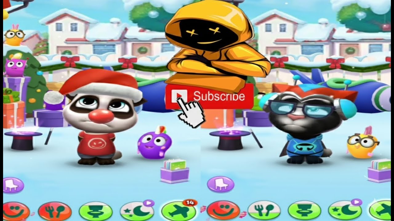 😻Talking Tom vs Talking Panda compete in magic🙀🦹 - YouTube