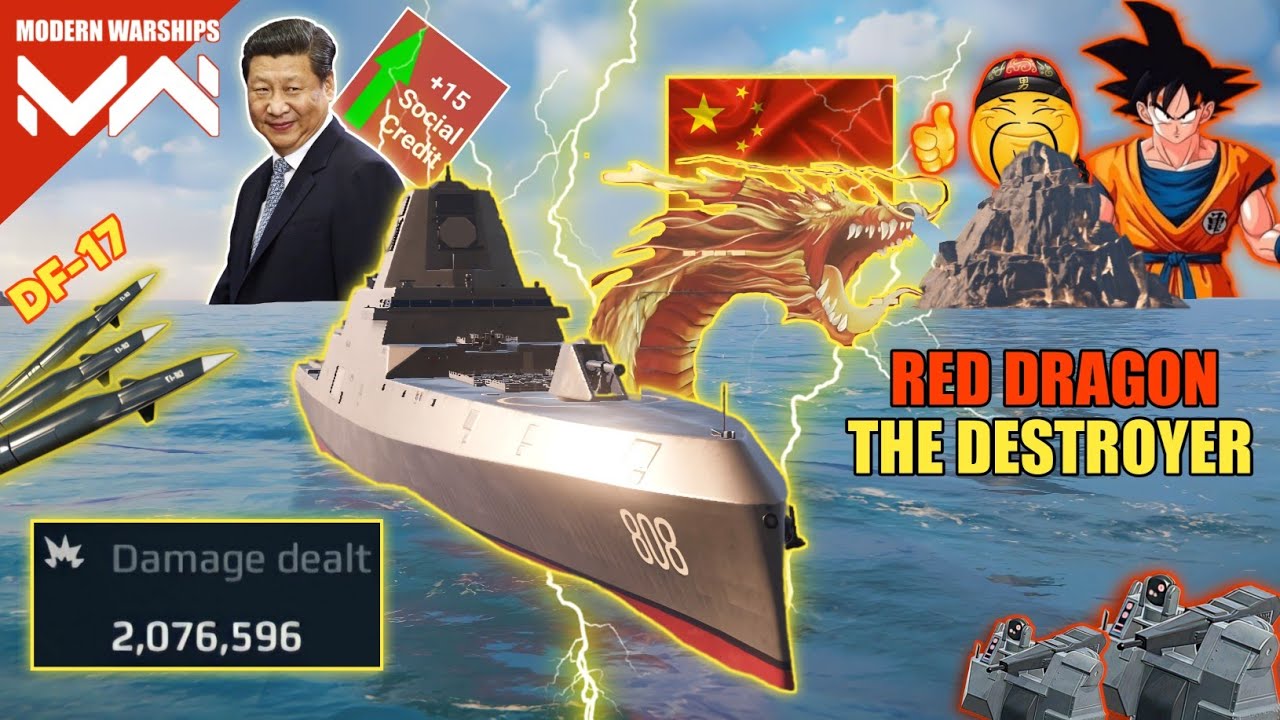 CN Type 058 scoring 2 million damage with Chinese equipment in online ...