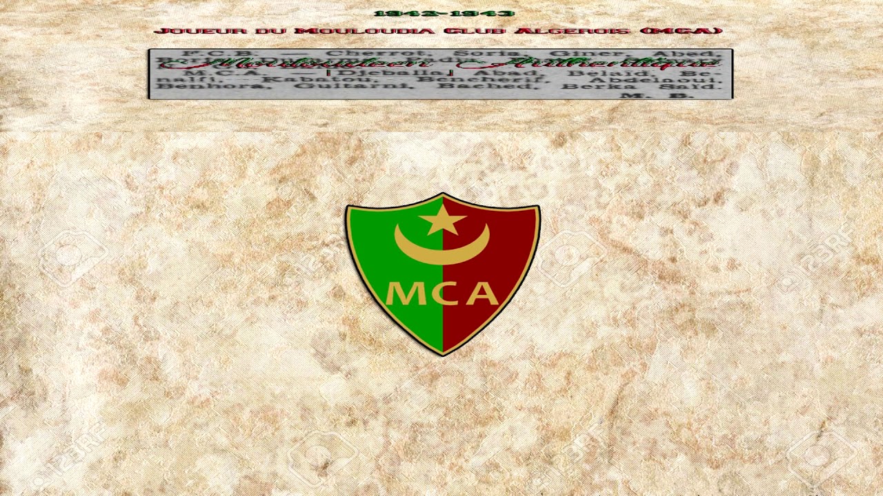 Djeballa Joueur du MC Alger 1942-1943 - YouTube