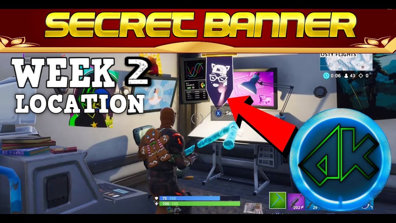 Find the SECRET BANNER in loading screen LOCATION - WEEK 2 SEASON 7 ...