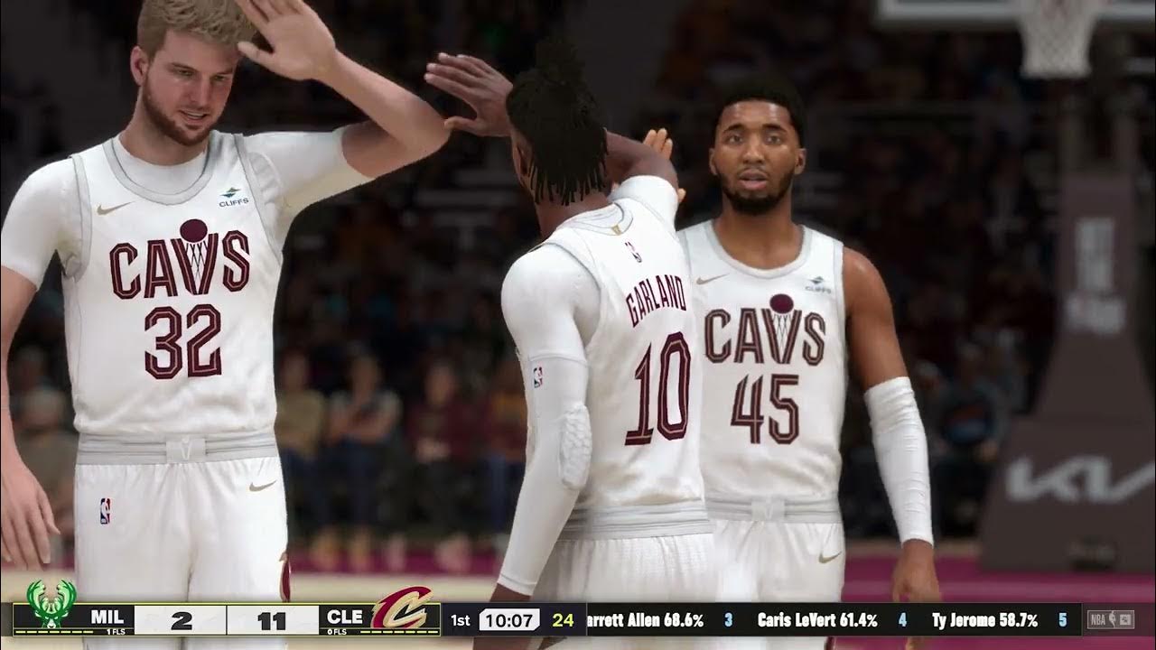 NBA 2K25 (Next Gen) - Milwaukee Bucks vs Cleveland Cavaliers - YouTube
