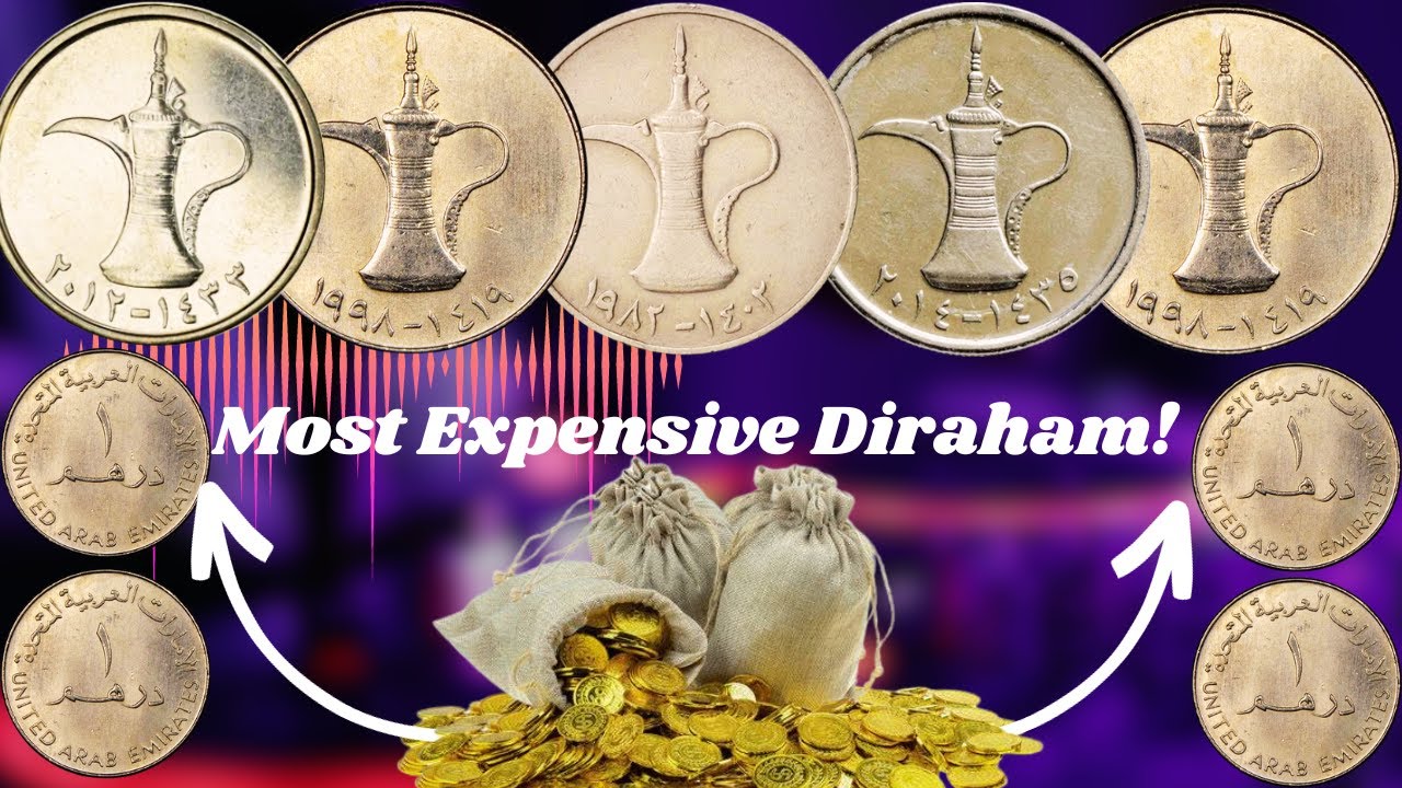 Top 5 Ultra Rare 1 Dirham Coins Worth a lot of Money! - YouTube